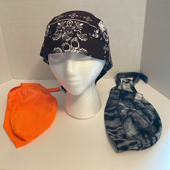 Source Unknown | Accessories | Lot Of 3 Skull Caps Doo Rags Skulls 1 ...